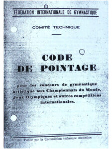 1949: The History behind the First Men’s Code of Points – Gymnastics ...