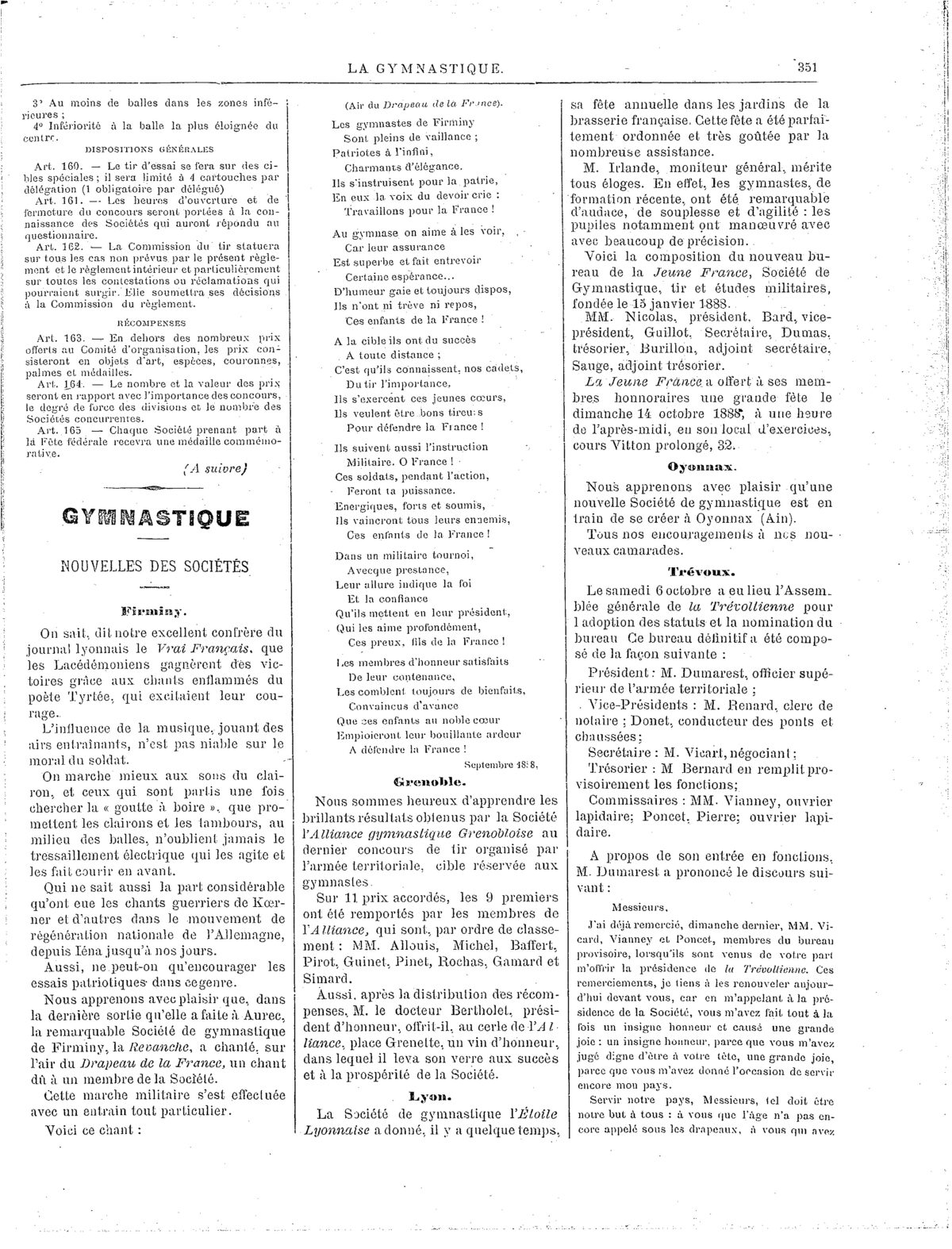 1889: Czech Gymnasts at the Fête Fédérale Française de Gymnastique ...