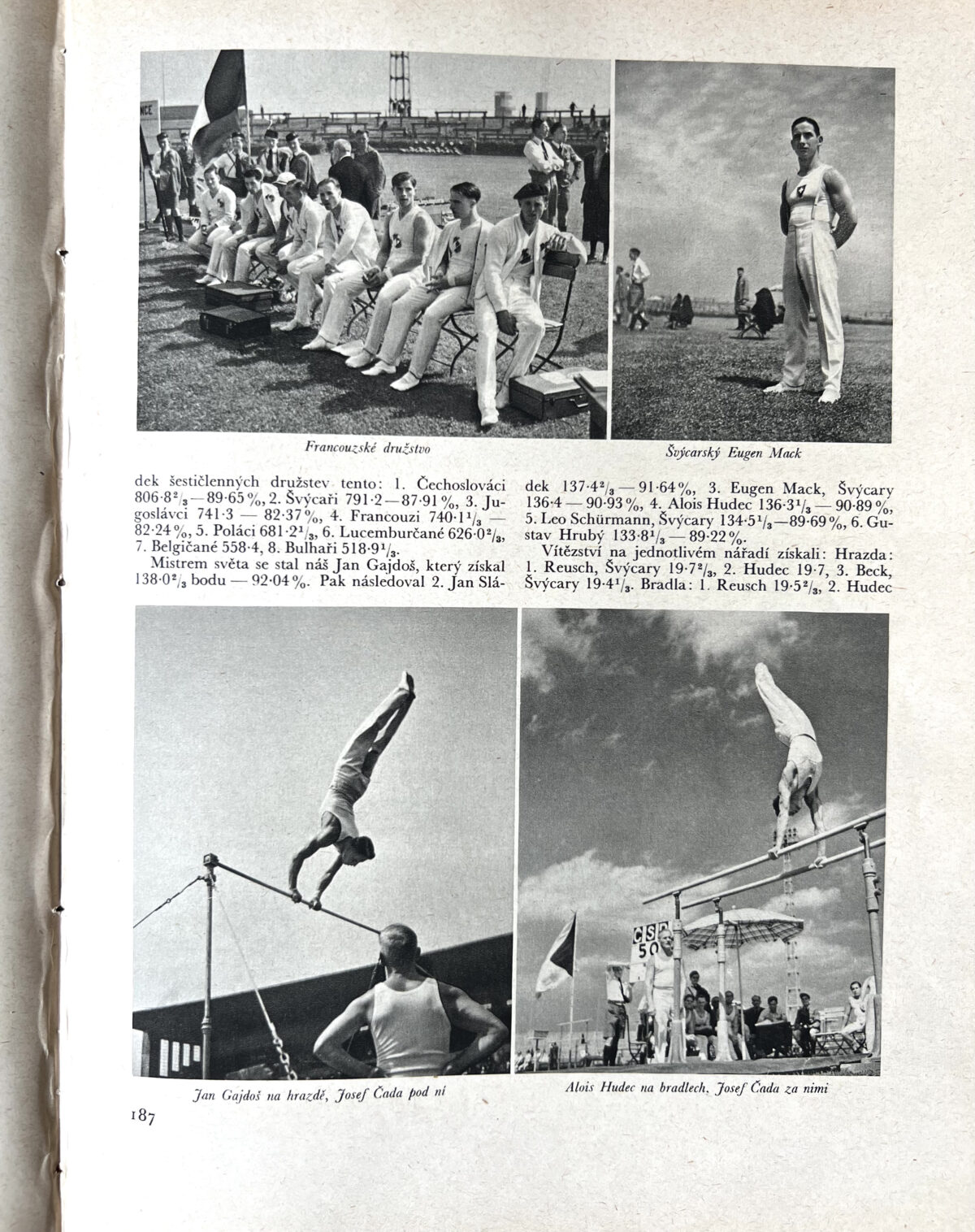 1938: Another Perfect 10 and Shot Put Struggles during the Men’s ...